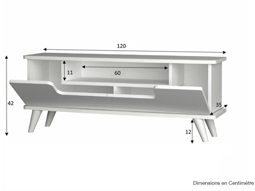Table TV EVILO - 120CM – HomeDeco